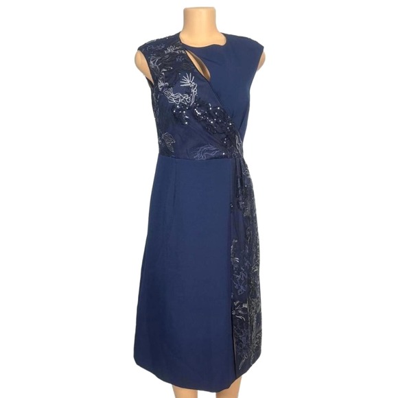JS Collections | Dresses | Js Collection Elegant Navy Blue Formal Dress ...